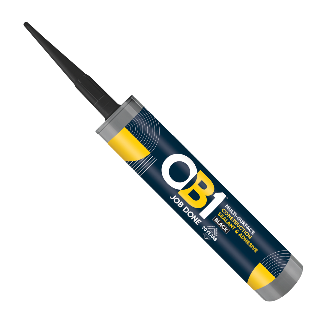 OB1 Multi-Surface Construction Sealant & Adhesive Black 290ml