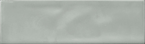 Brio Grey Ceramic Gloss Wall Kitchen Bathroom 10x30cm Tile