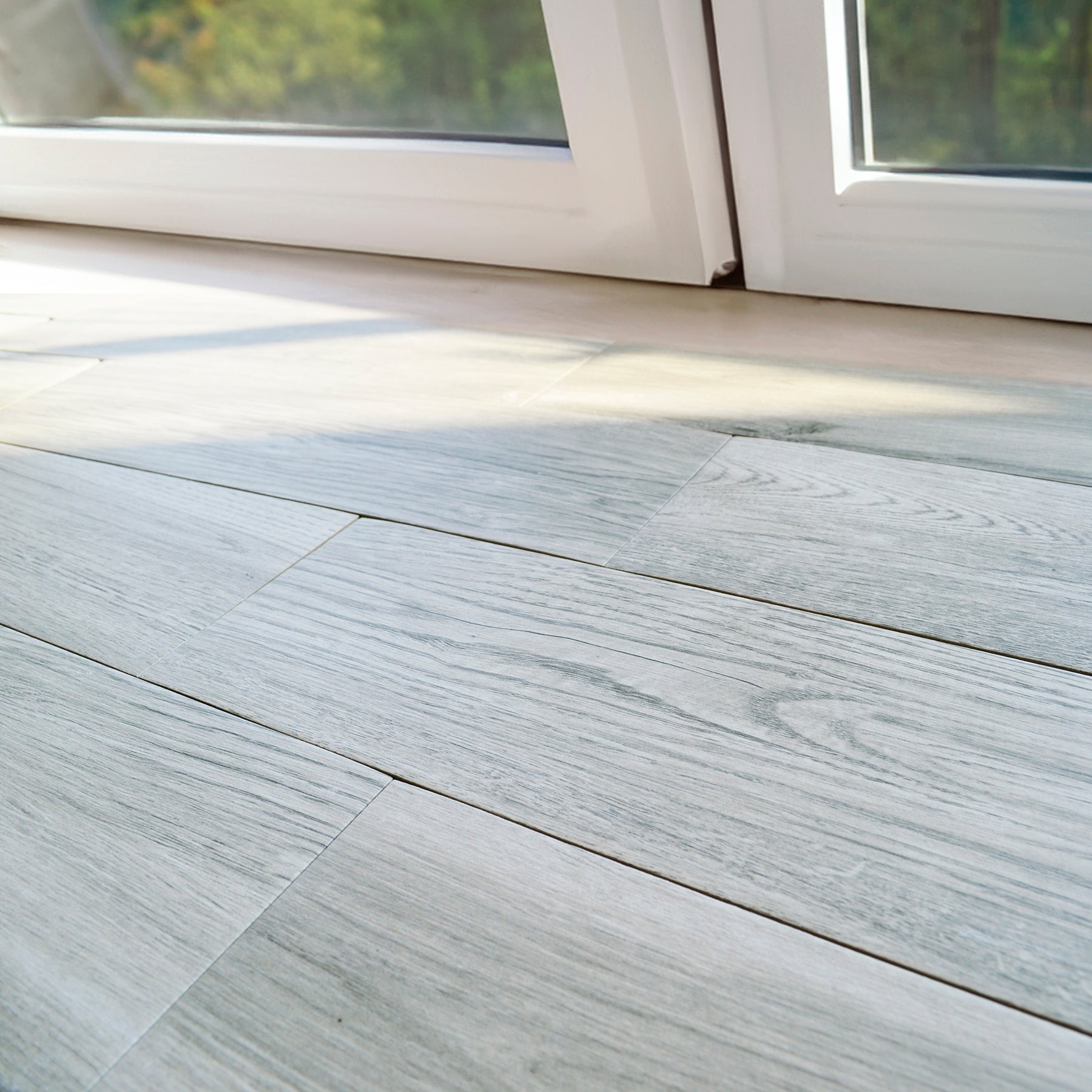 Beaumont Gris Grey Porcelain Wood Effect 15.3x58.9cm Anti-Slip Frost ...