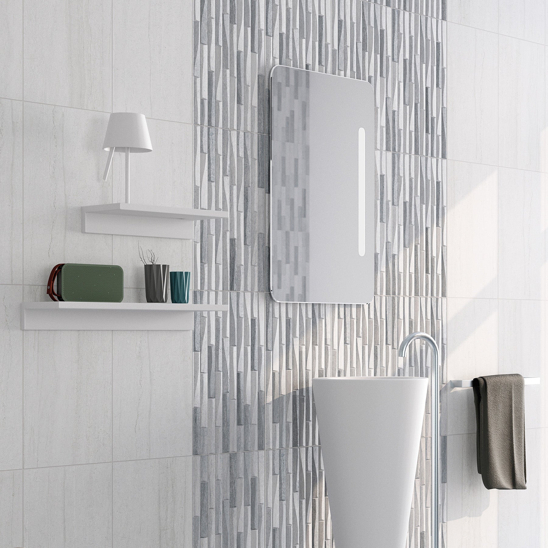 Salamanca White Plain Porcelain Matt Indoors External Use 31.6x60.8cm ...