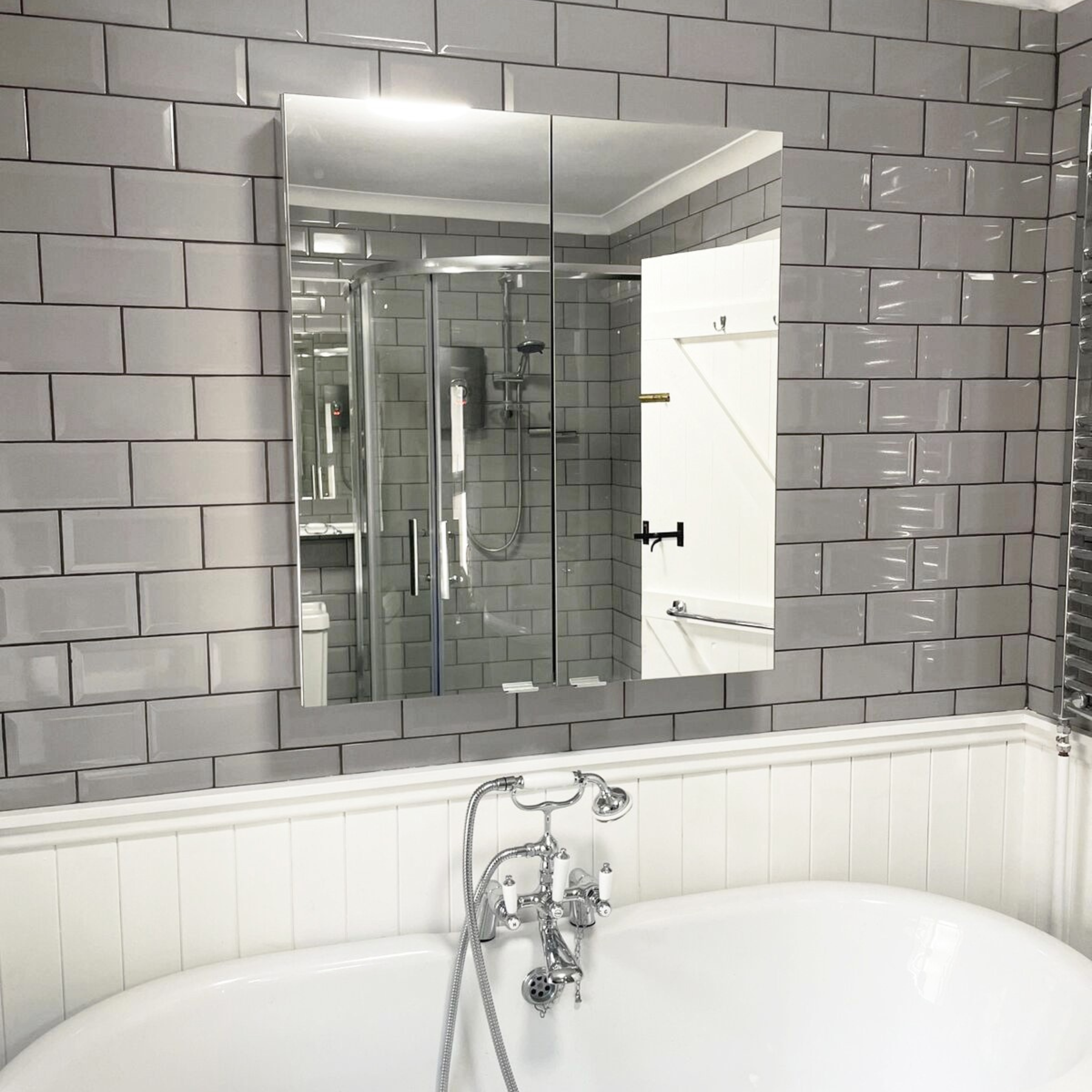 Gray Bathroom Subway Tile Levanto Marble Metro Tile Bathroom And