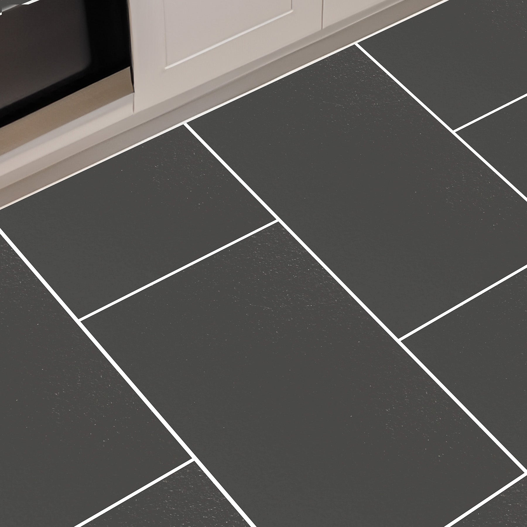 Tibet Nero Black Porcelain Matt Wall & Floor 30x60cm Indoors Outdoors ...